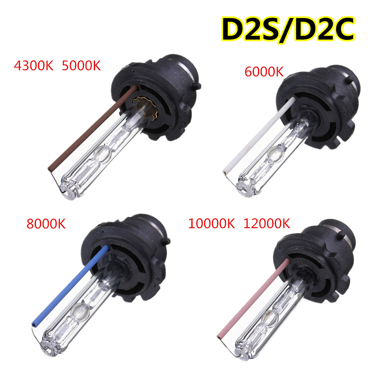 2x Xenon Bulb Car Bulb Bulbs Lamp D1S D2S D2R D3S 6000K 8000K 10000K | eBay